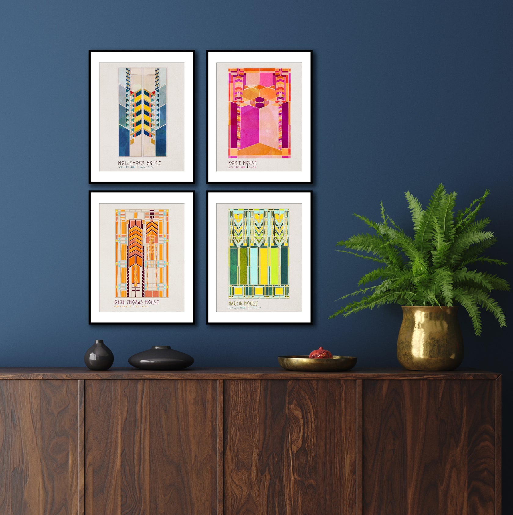 Martin House Window / Frank Lloyd Wright – LuckySkye Graphics